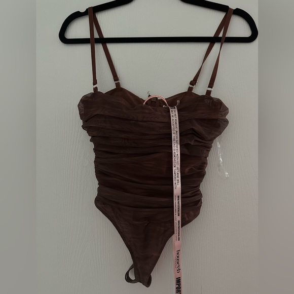 House of CB | Tops | House Of Cb Pearl Chocolate Bodysuit | Poshmark
